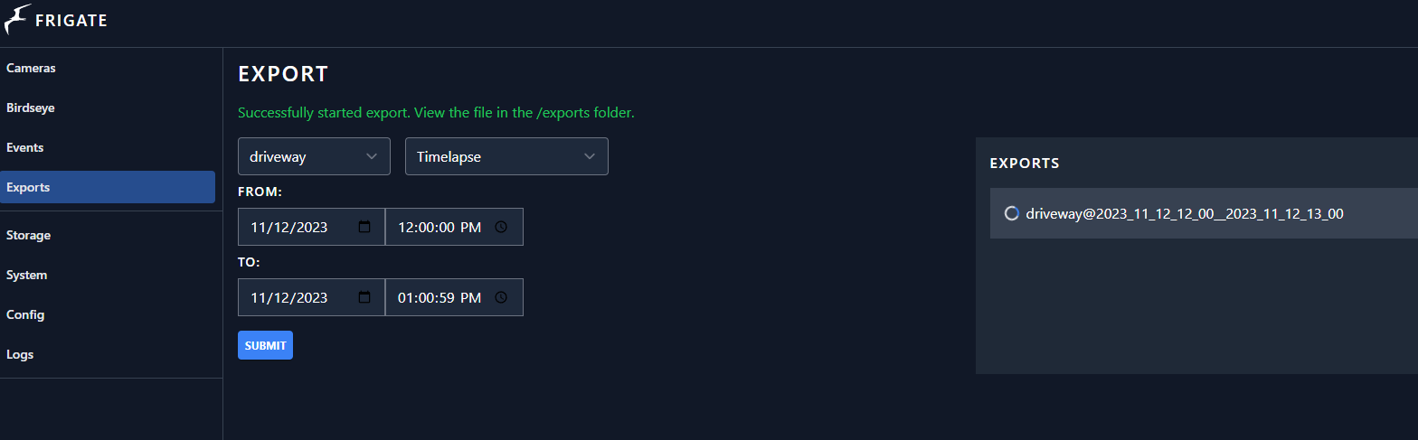 Frigate NVR Version 13